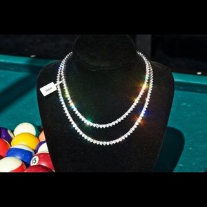 VLONE | Accessories | 42 Ctw Vvs Tennis Chain | Poshmark